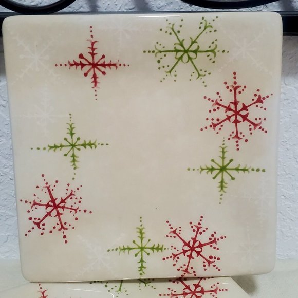 Oneida | Dining | Oneida Debbie Taylor Kerman Snowmates 4 Square Canape ...